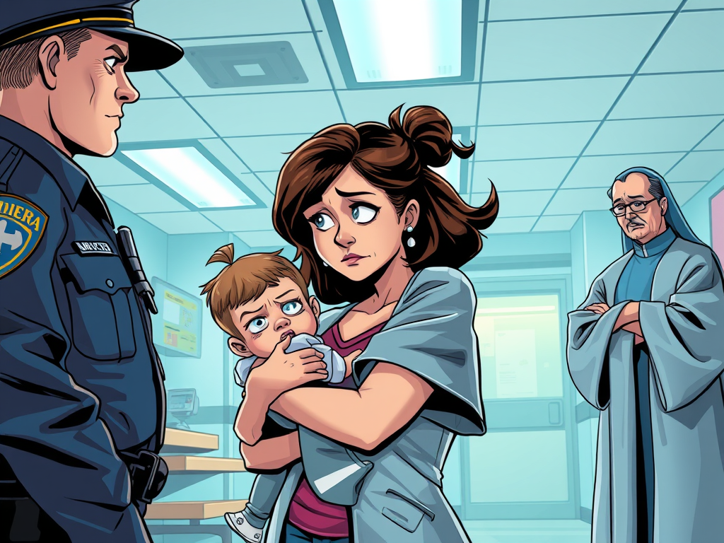 A mom, a cop, and a priest walk into an urgent care – Creator1